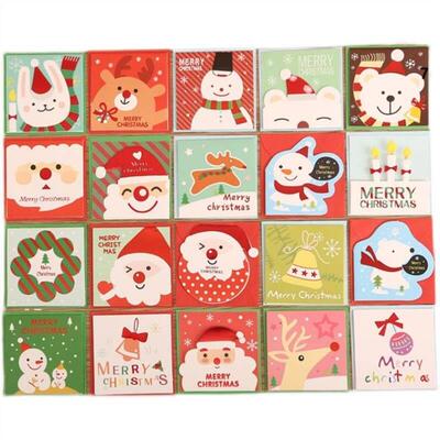 mini christmas card small greeting wishing cards 迷你小贺卡