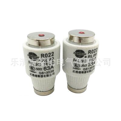 正浩 R022 RL93 RL96 RL6保险丝63A50A40A35A螺旋式熔断器500V