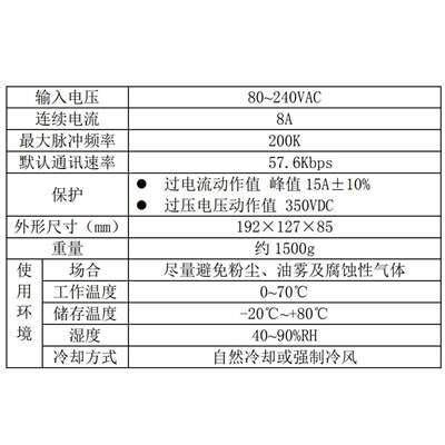 2M2260/2DM2260/2DM2280杰美康两相步进电机驱动器单相交流220V