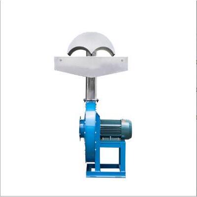 鑫顺塑料造粒机辅机设备吹风机有效去除水槽塑料条多余水分