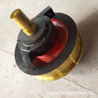 大量加工 起重机行车轮 双轮缘起重机车轮组 调质热处理行车轮
