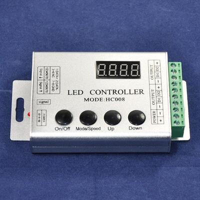 w2812b控制器hc00WSs2811壳lHC008ed幻8彩无线遥控灯带铝灯条控制