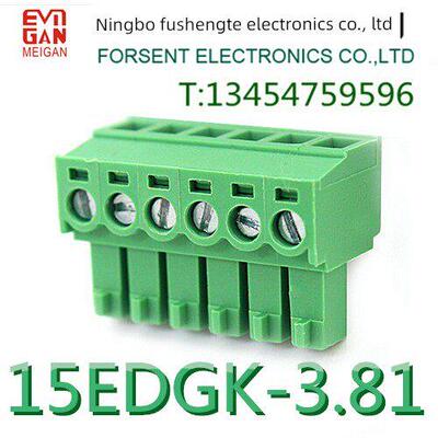 无焊空气对接2Edgk插件端子座3.81Mmpcb连接器2P3P4P5P6P8P