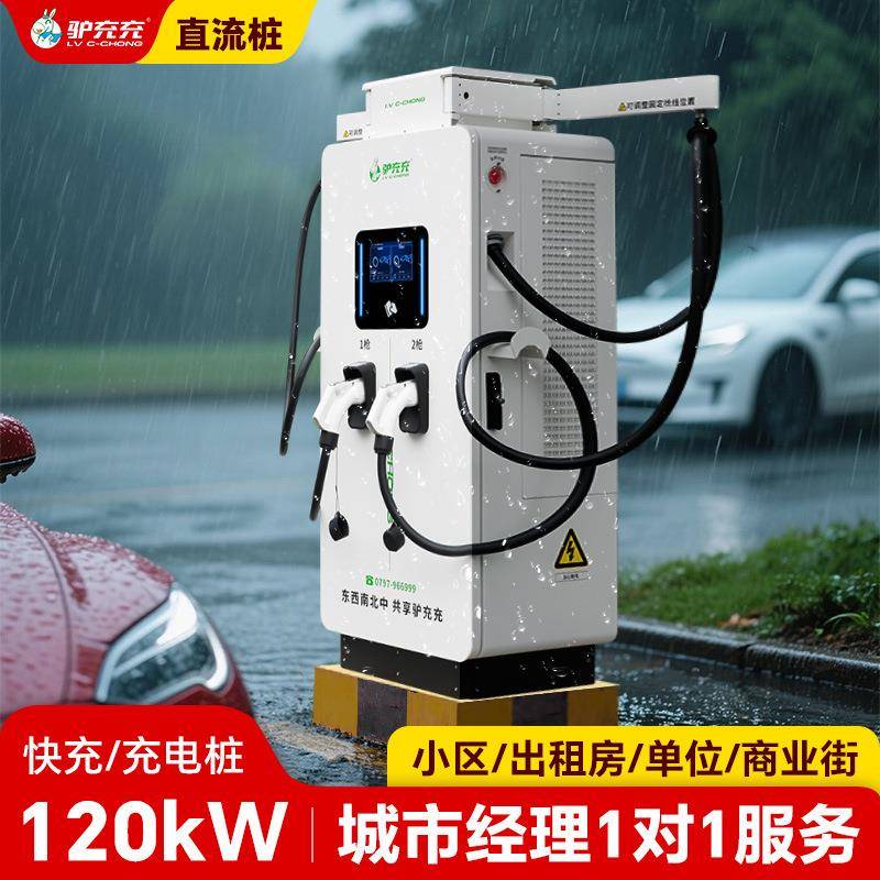 新能源充电取电枪桩器电动汽车家商用120kw直流双枪充电桩