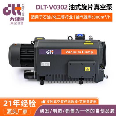 DLT·V0302级油式旋片真空泵工业用铸铁真空泵水蒸气处理真空泵