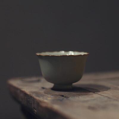 9V7T|亦汝|汝窑世家 晓芳窑天青色 汝瓷 主人杯 茶壶 开片天青釉