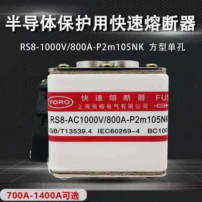 RS8-AC1000V 1500A1400A1250A1000A800A630A P2m105NK快速熔断器
