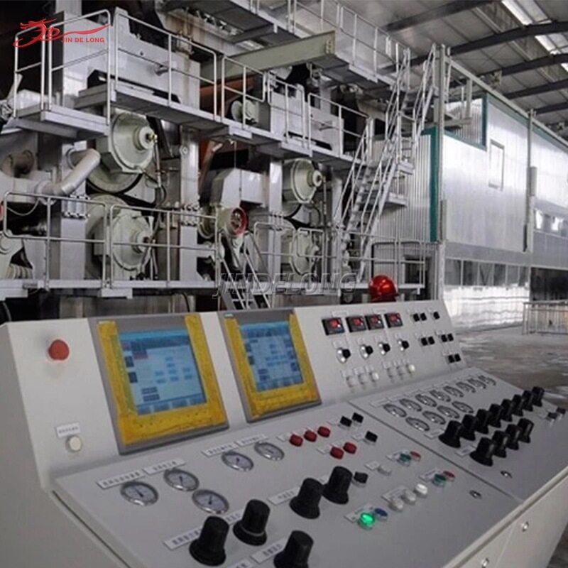 三叠网造纸机 瓦楞纸生产加工设备 复卷压光机 纸张宽度4400mm