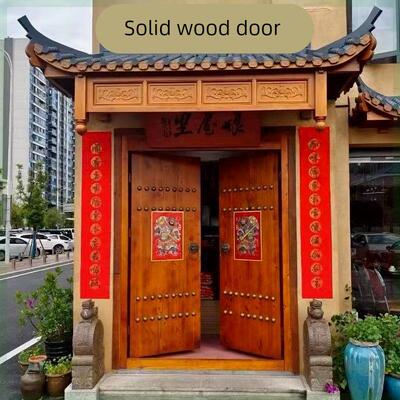 东阳木雕中式实木隔断花格彷古门窗镂空屏风隔断客厅遮挡背景墙