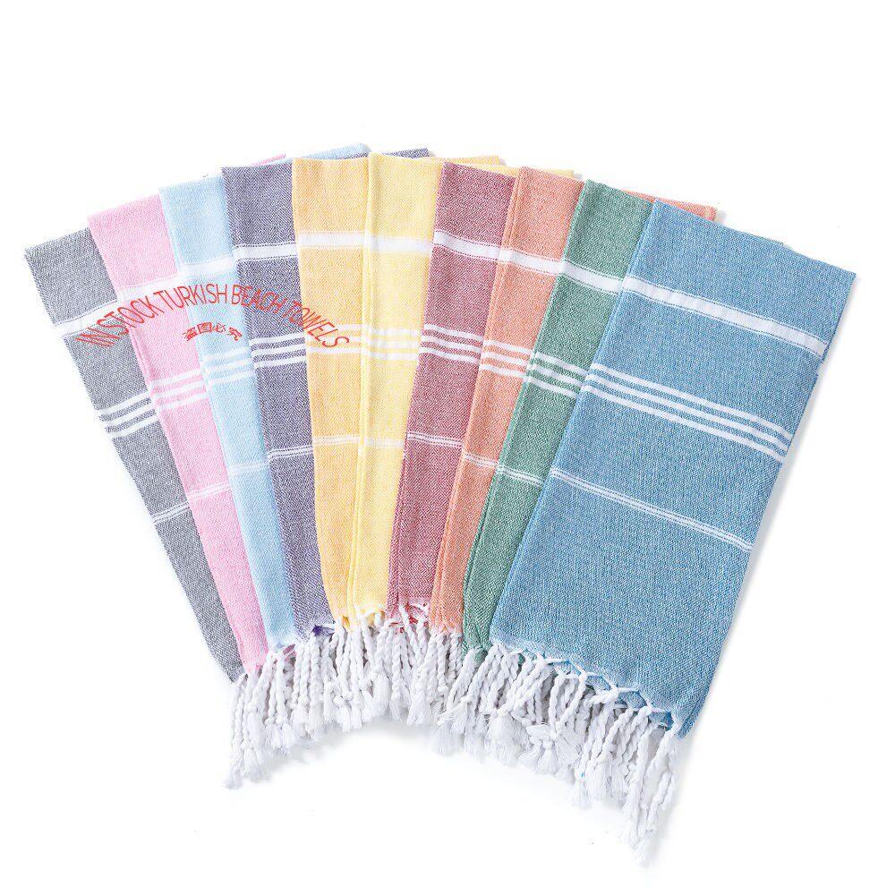 100*40cm Hand Woven Cotton Hand Hammam Towel纯棉擦手巾厨房巾