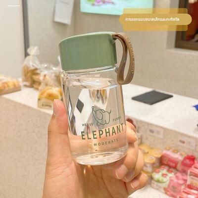 日本口袋杯200ml150ml小巧迷你水杯可爱超萌微型小号玻璃杯少女心