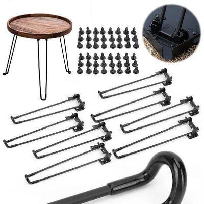 32/42cm 4pcs Folding Legs Easy Install Metal Table Leg