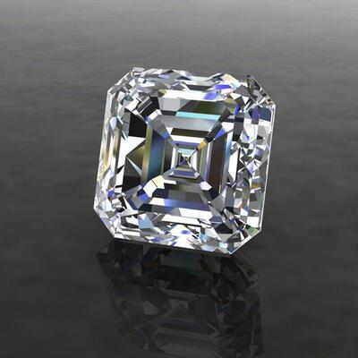 DEF/VVS方形阿斯切莫桑裸石人工宝石莫桑石首饰主石莫桑