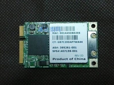 HP V2000 DV1000 DV6000 DV9000 TX1000 笔记本内置 WIFI无线网卡