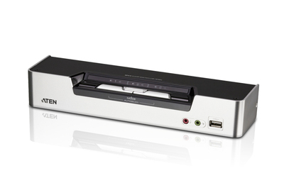 ATEN/宏正 CS1642A 2端口USB2.0 DVI双显示器KVMP热键自动切换