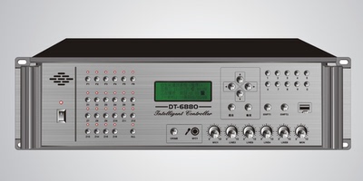 定时播放机DT-6880校园广播系统 智能播放器打铃仪广播机控制中心