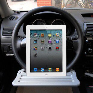 车载方向盘置物台架 汽车车用平板电脑架 ipad专用笔记本支架