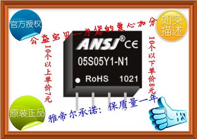 24S24Y1-N1 ANSJ 非稳压 DC-DC 24转24V 安时捷 电源模块
