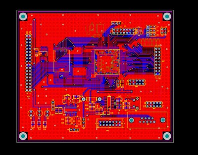 TMS320VC5402开发板原理图PCB VC5402 TPS731 直接制版SST39VF800