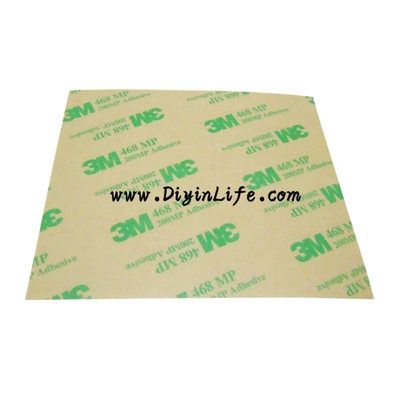 3M 468MP 双面胶 铭牌/标志粘接 短期耐温204度 120*100(mm)