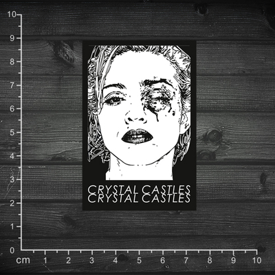 单张电音水晶城堡笔记本防水箱贴