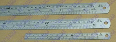 100％进口EK钢尺好望双面公英制多种规格15/30/45/60/100/120cm