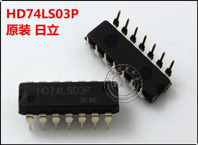 HD74LS03P  DIP-14  日立 74LS03