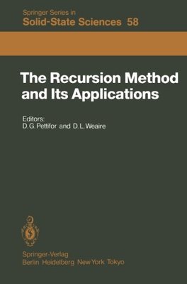 【预订】The Recursion Method and Its Applica...