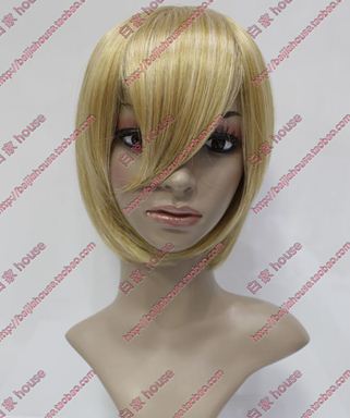 混金色 收脸日常短发 贝尔菲戈尔 one piece 香吉士cosplay假发
