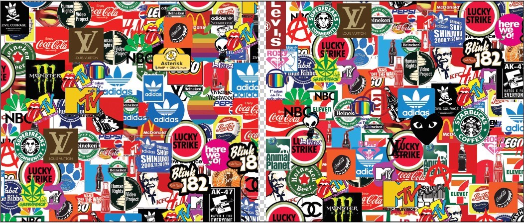后视镜贴纸反光镜涂鸦LOGO潮牌伸缩性好看划痕个性带导气槽热吹