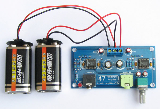 经典47耳放套件 耳机功放大器 pcb电路板 diy制作套件 散件