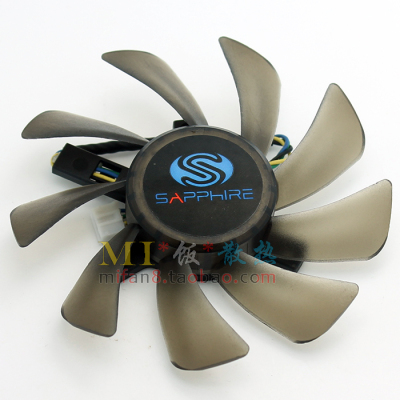 蓝宝石HD7770 7750 1G GDDR5 白金版 显卡风扇 R7 260X 2G