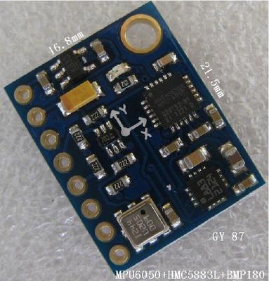 GY-87 10DOF MPU6050 HMC5883L BMP180 传感器模块 m