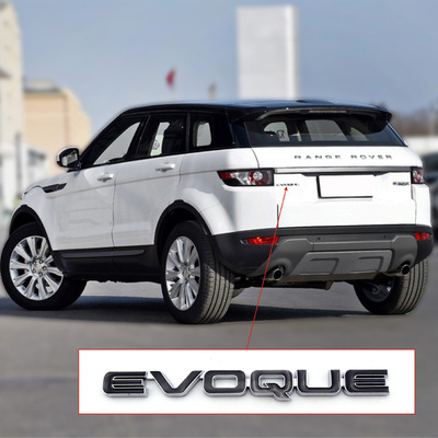 路虎揽胜极光后尾标EVOQUE车标