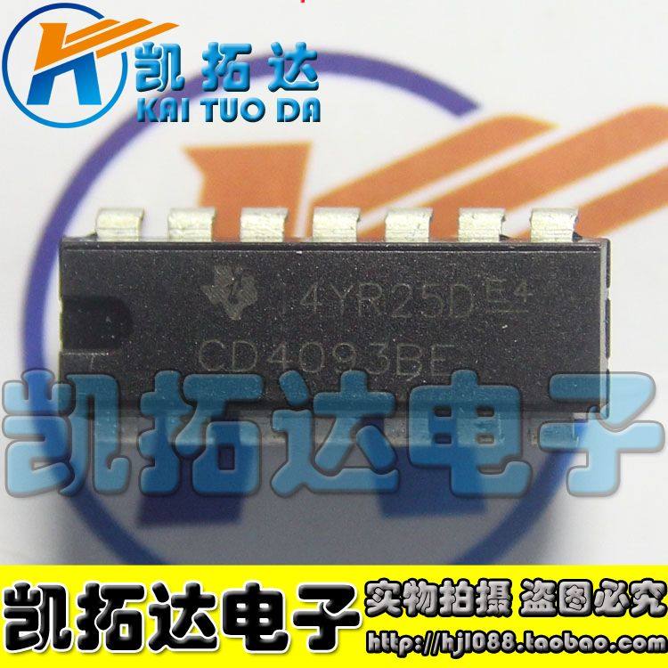 【凯拓达电子】全新/拆机都有直插 CD4093 CD4093BE逻辑芯片_虎窝淘