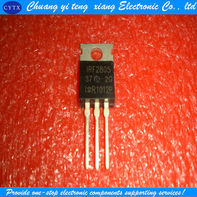 亿乐‖IRF2805原装进口  IRF2805 TO-220 MOS场效应管 75A55V
