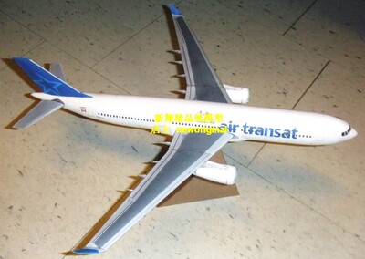 【新翔精品纸模型】加拿大航空空中客车A330客机 飞机模型