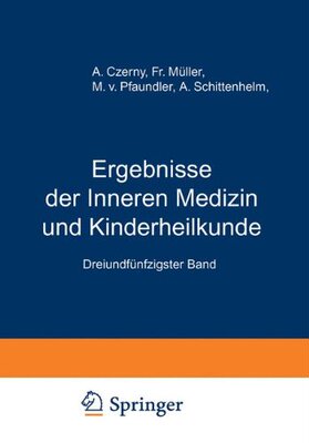 【预订】Ergebnisse Der Inneren Medizin Und K...