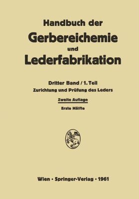 【预订】Zurichtung Und Prufung Des Leders