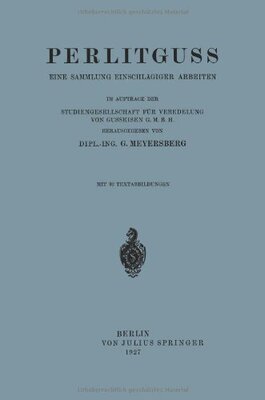 【预订】Perlitguss: Eine Sammlung Einschlagi...