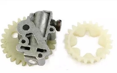 STIHL斯蒂尔MS380/381油锯配件/机油泵 蜗杆塑料涡轮齿轮园林配件