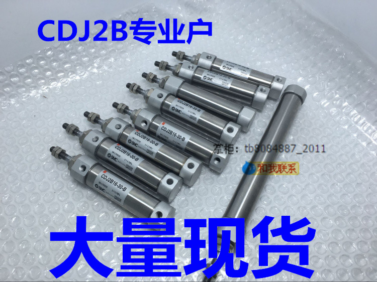 SMC迷你不锈钢气缸CDJ2B16-10/15/20/25/30/35/40/45/506075100-B_虎窝淘