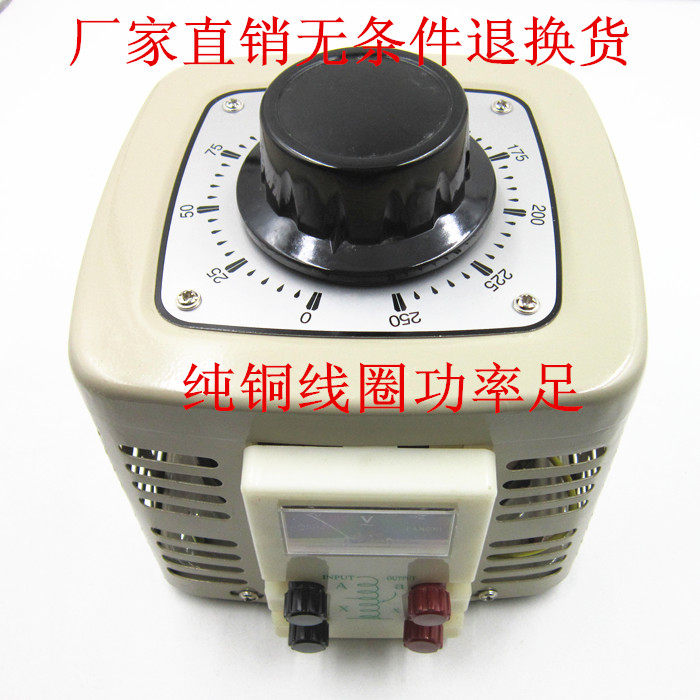 调压器TDGC2-1000W接触式调压器TDGC2-1KW变压器_虎窝淘