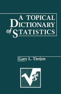 【预售】A Topical Dictionary of Statistics