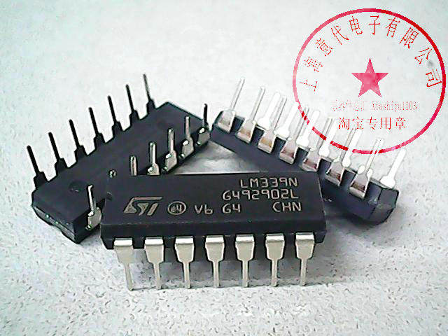 LM339N ST DIP-14〖正品原装〗赛格市场G332室实体店现货_虎窝淘