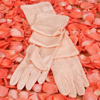 夏季长款开车蕾丝防晒手套