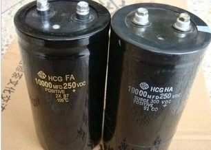 正品日立 250V10000UF 10000MFD250VDC螺丝脚电解电容