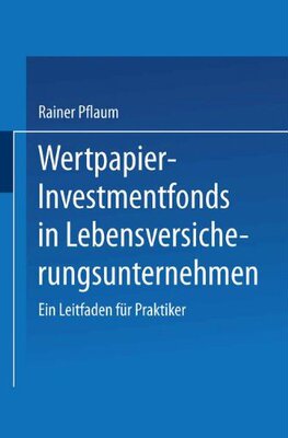 【预售】Wertpapier-Investmentfonds in Lebensversicheru...