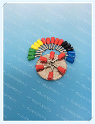 HS包邮管型预绝缘端子针形端子VE7506铜管E7506紫铜1000只