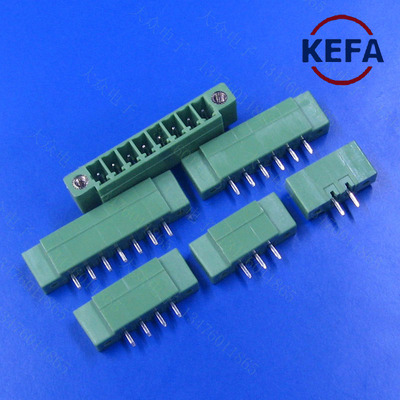 科发 KF2EDGVM 3.81-2P3P4P5P6P7P8P9P10P插拔式接线端子耳朵直针